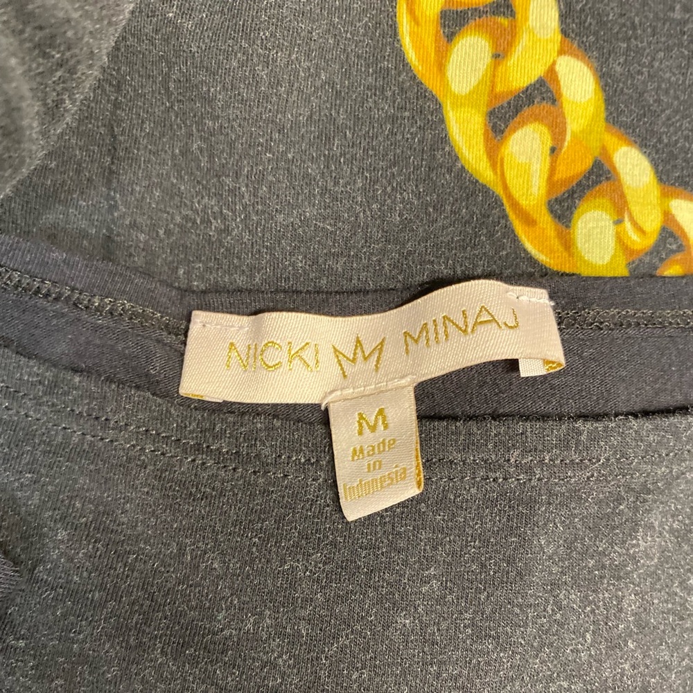 Nicki Minaj Black Gold Chain Detailed Dress - Gem